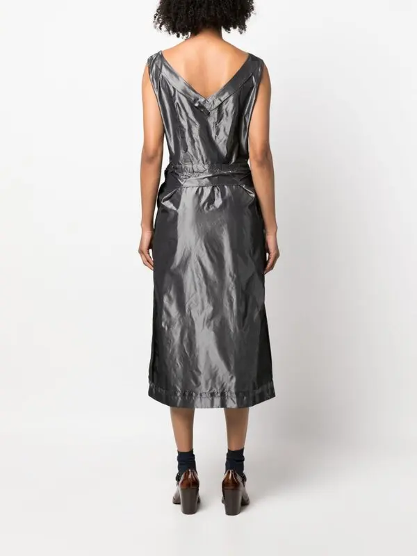 MAISON MARGIELA Inside-out Sleeveless Midi Dress - Grey