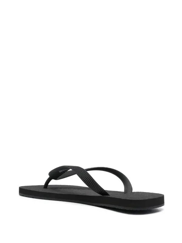 P*m様 VETEMENTS Logo Flip Flops 42 Vetements Logo-Embossed Flip Flops In Black - 61% Off | Editorialist