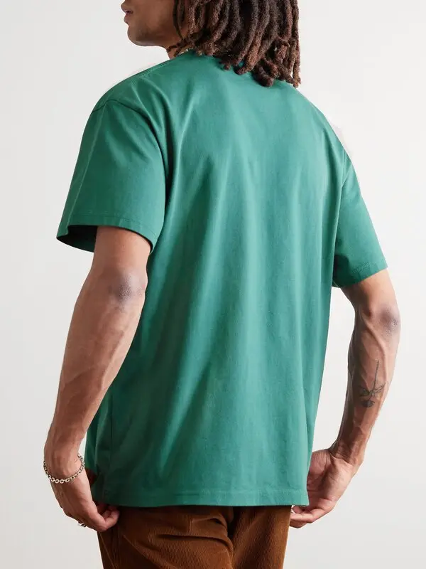 Brain Dead Equipment Lizard Spiral Printed Cotton-Jersey T-Shirt