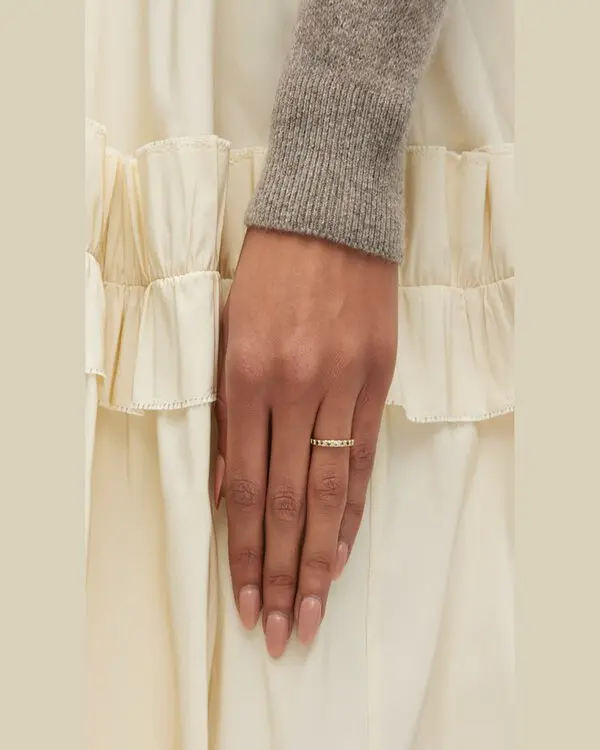 Armenta 18k Stack Band