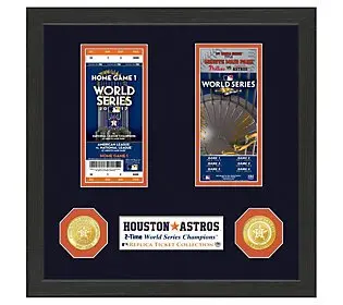 HIGHLAND MINT Astros World Series Champion Ticket Collection - One-color