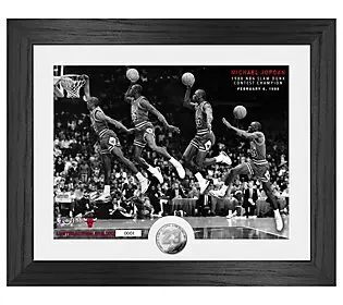 HIGHLAND MINT Michael Jordan 1988 Nba Slam Dunk Photo - One-color