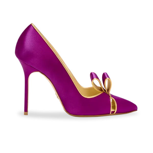 Sarah Flint Perfect Nina 100 Stiletto Pumps - Fuchsia Satin