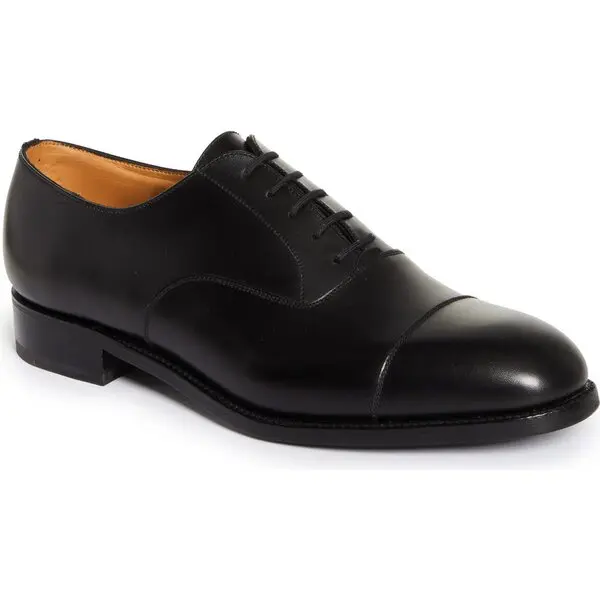 J.M. WESTON Cap toe oxford ＃300 Black 6D Men's Ultra Oxford Shoe Black Leather – J.M. Weston