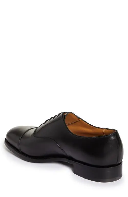 J.M. Weston 300 Cap Toe Oxford In Black - 60% Off | Editorialist