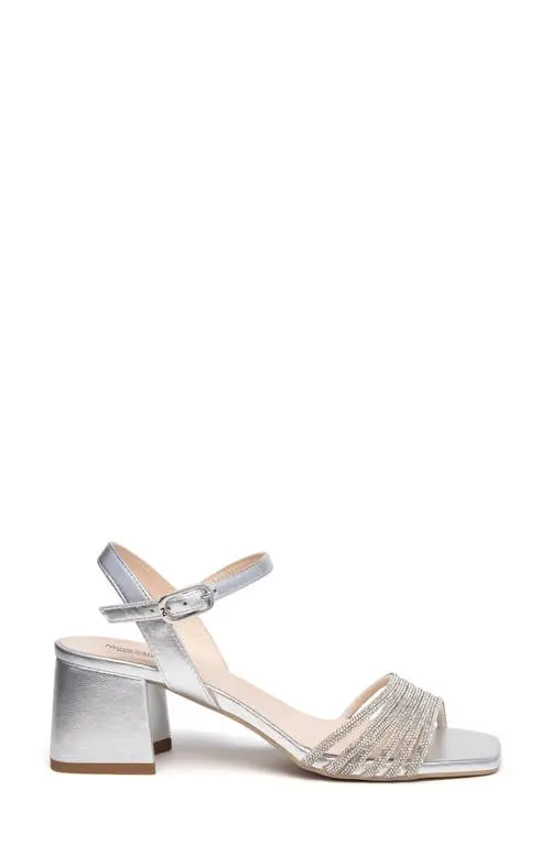 NEROGIARDINI Embellished Ankle Strap Sandal