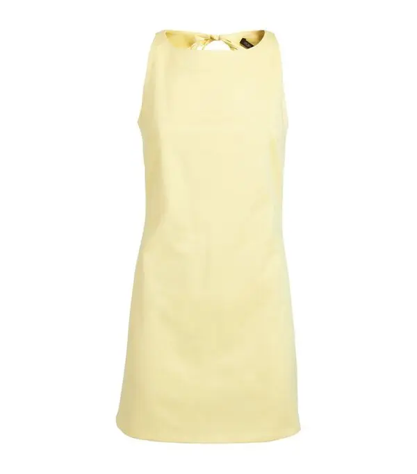princess polly baby blue dress Maje Backless Shift Mini Dress - Yellow