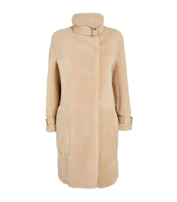 Maje Shearling Coat