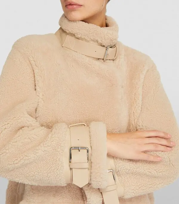 Maje Shearling Coat