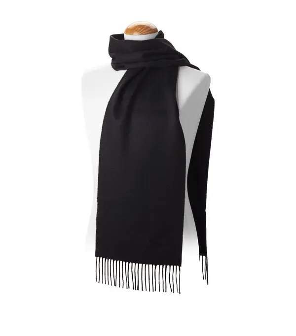 ASPINAL OF LONDON Cashmere Scarf - Black