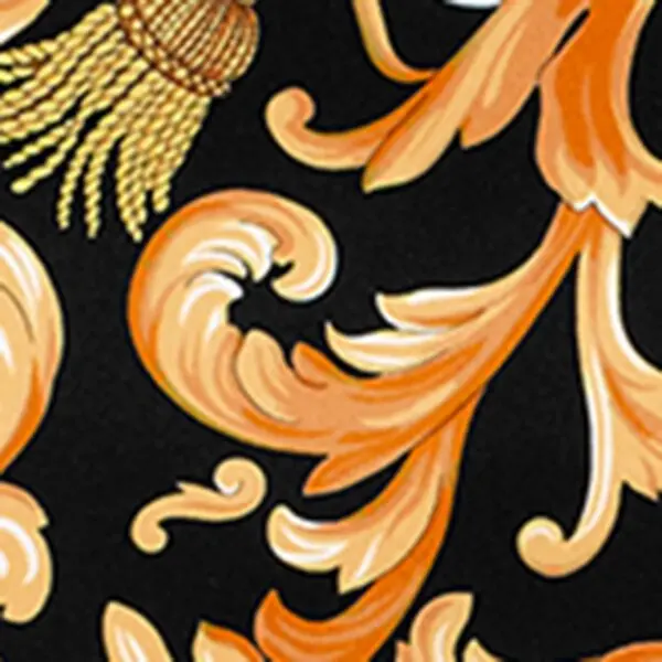 ASPINAL OF LONDON Silk Signature Scarf - Black