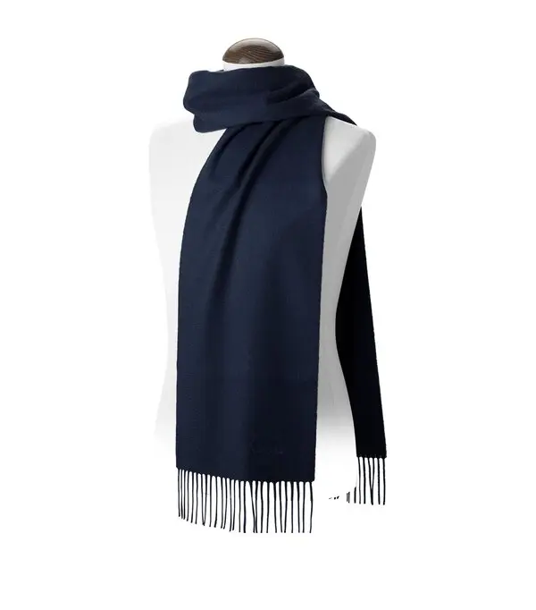 ASPINAL OF LONDON Cashmere Scarf - Blue