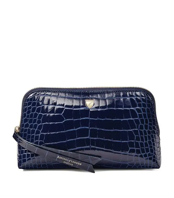 ASPINAL OF LONDON Small Leather Essential Cosmetic Case