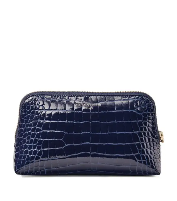 ASPINAL OF LONDON Small Leather Essential Cosmetic Case