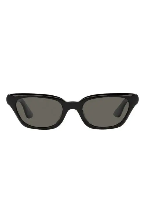 Oliver Spencer X Khaite 1983c 52mm Irregular Sunglasses - Black