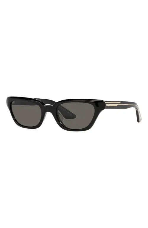 Oliver Spencer X Khaite 1983c 52mm Irregular Sunglasses - Black