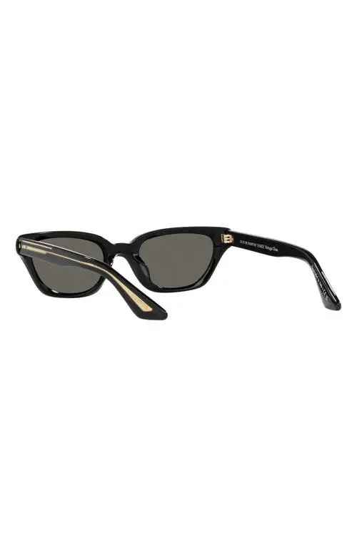 Oliver Spencer X Khaite 1983c 52mm Irregular Sunglasses - Black