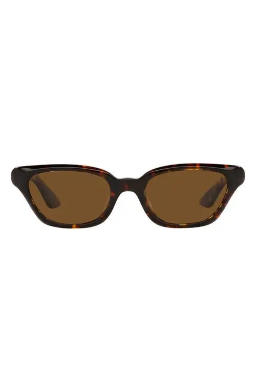 Oliver Spencer X Khaite 1983c 52mm Irregular Sunglasses - Dark Tortoise