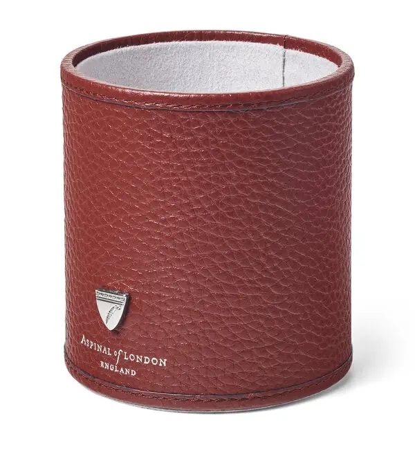 ASPINAL OF LONDON Round Pen Pot - Red