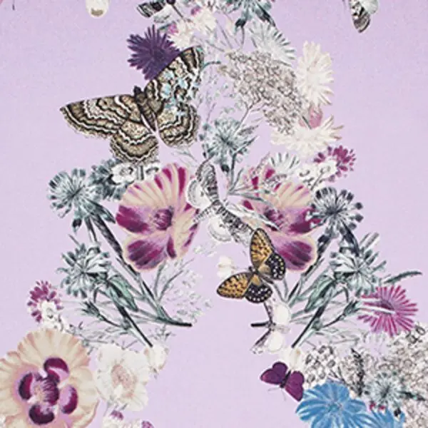 ASPINAL OF LONDON Silk Floral Print Scarf