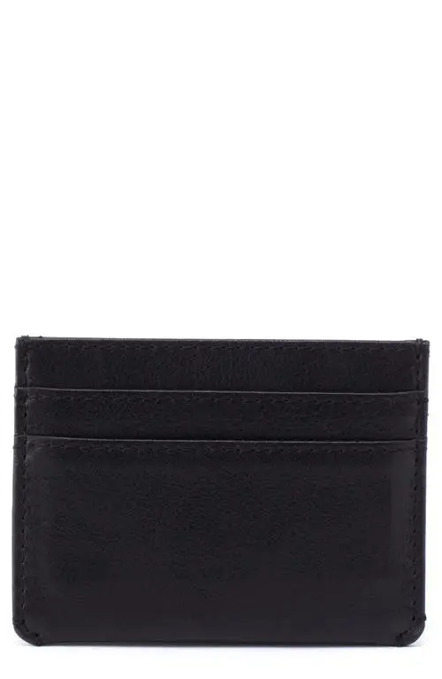 Hobo Leather Card Case - Black