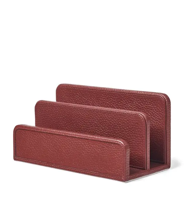 ASPINAL OF LONDON Leather Letter Rack