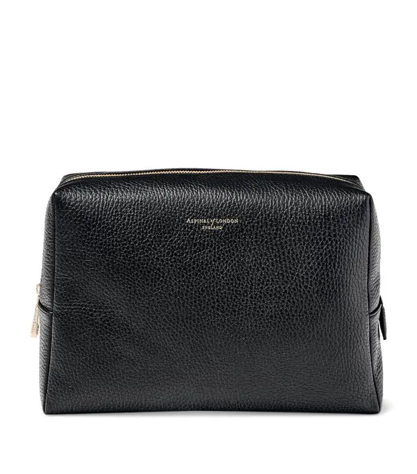 ASPINAL OF LONDON Large London Cosmetic Case - Black