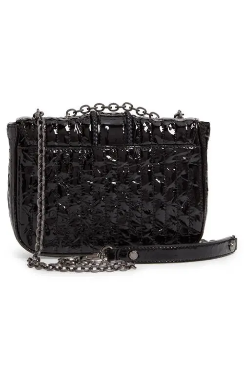 Longchamp Amazone Vernis Leather Crossbody Bag