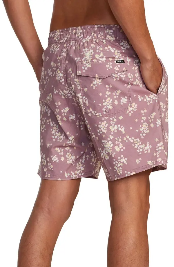 Rvca Barnes Tropical Print Shorts