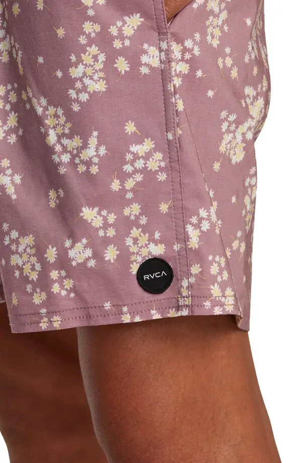 Rvca Barnes Tropical Print Shorts