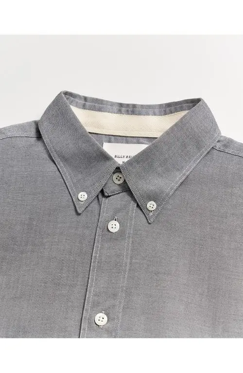 Billy Reid Arnie Oxford Button-down Shirt - Light Grey