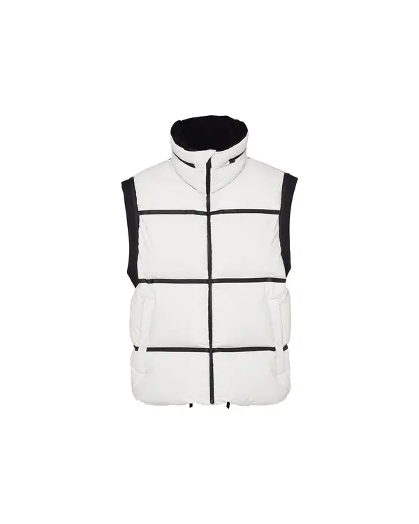 Prada Light Technical Fabric Down Vest - Neutral