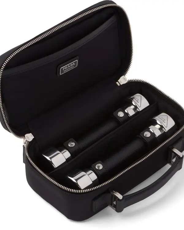 Prada Re-nylon And Saffiano Leather Hand Weights Carry Case