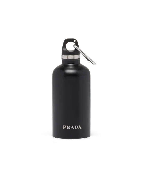 Prada Stainless Steel Insulated Water Bottle, 350 Ml - Black