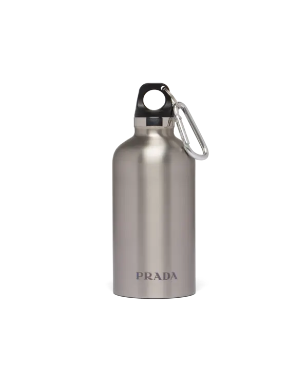 Prada Stainless Steel Insulated Water Bottle, 350 Ml - Silver