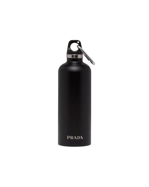 Prada Stainless Steel Insulated Water Bottle - Black