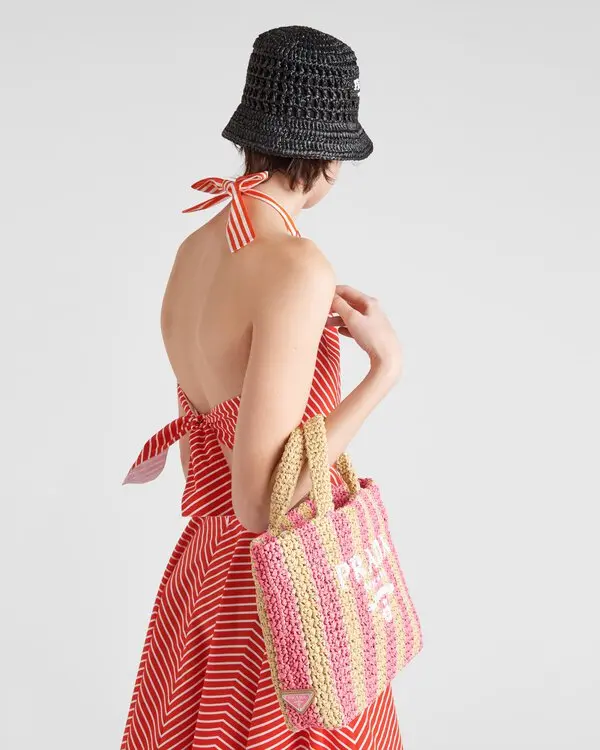 Prada Small Crochet Tote Bag