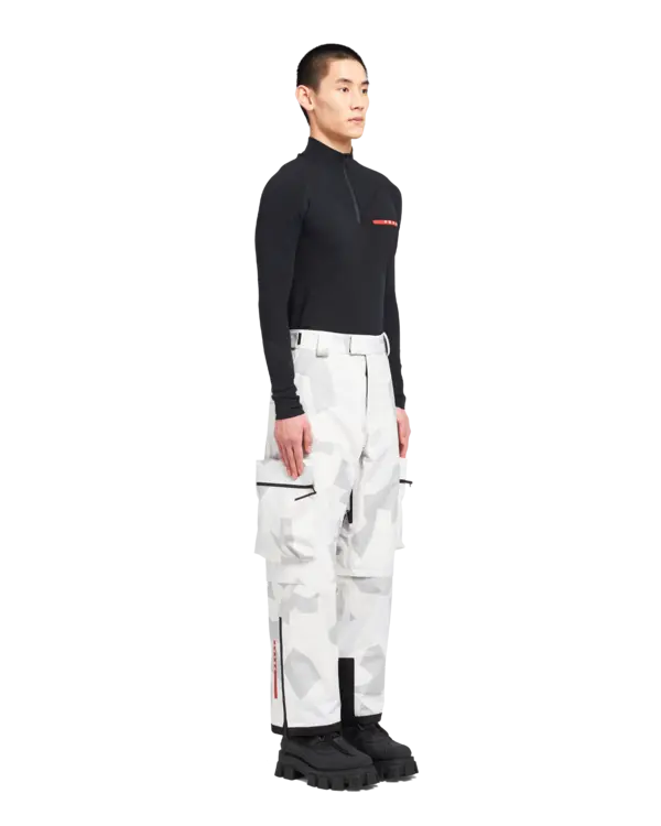 Prada Printed Technical Fabric Snowboard Pants