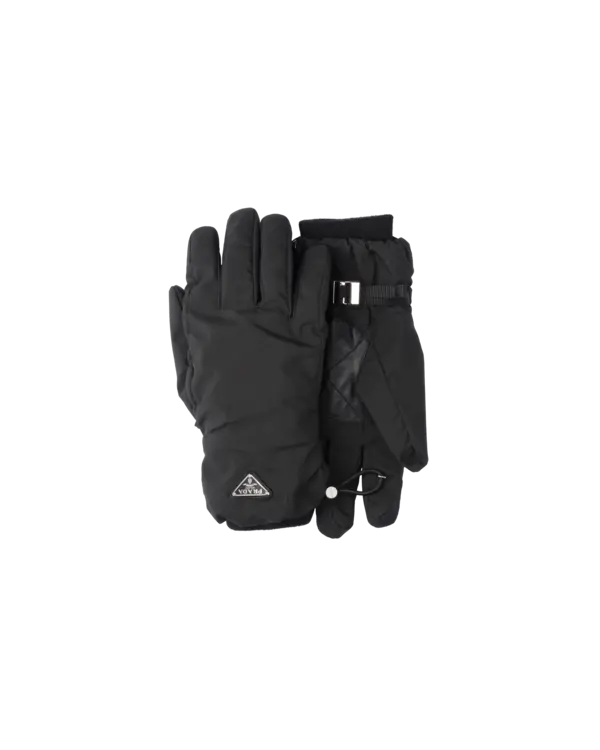Prada Re-nylon Gloves - Black