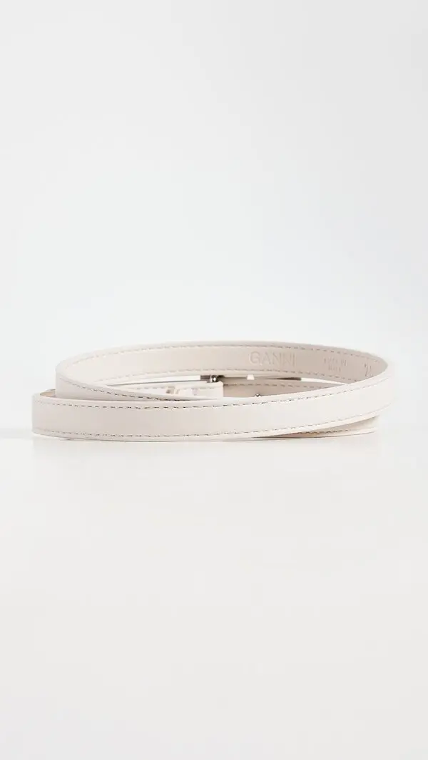 Ganni belt rhinestone embellished logo buckle XS Ganni belt rhinestone embellished logo buckle XS main image 2