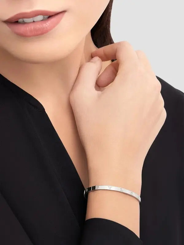 BVLGARI B. Zero1 18k Logo Bangle Bracelet