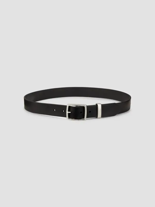 Rag & Bone Boyfriend Leather Belt - Black