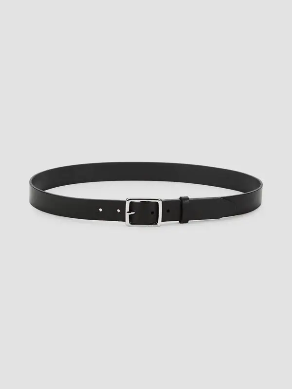 Rag & Bone Boyfriend Leather Belt - Black
