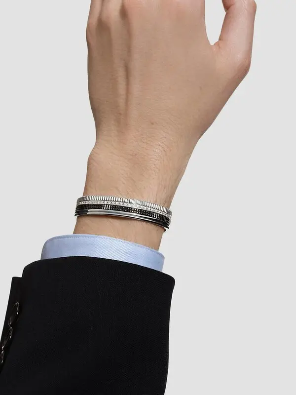 Boucheron Quatre Classique 18k & 1.53 Tcw Diamond Bangle Bracelet - White Gold