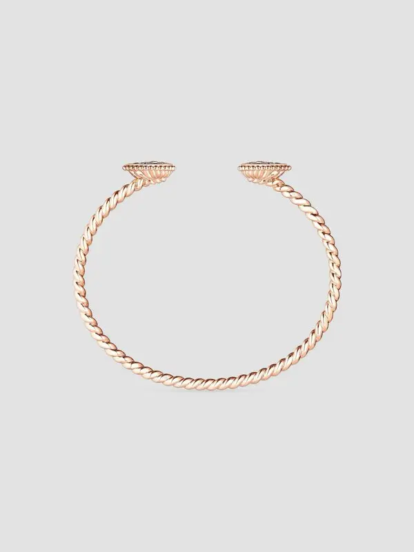 Boucheron Serpent Bohème 18k & 0.65 Tcw Diamond Cuff Bracelet