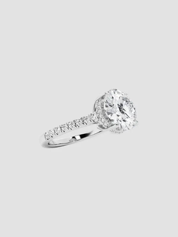 LAB GROWN DIAMONDS 14k Gold & 4.5ct Lab-grown Diamond Engaget Ring