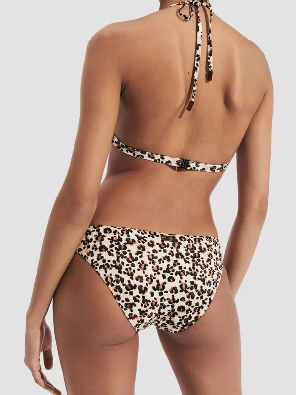 Vilebrequin Turtles Leopard String Bikini Top