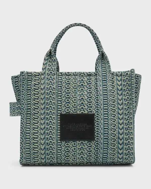 Marc Jacobs Washed Monogram Denim Small Tote