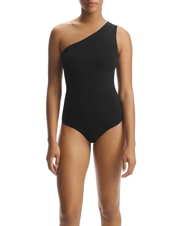 Commando One-shoulder Bodysuit - Black