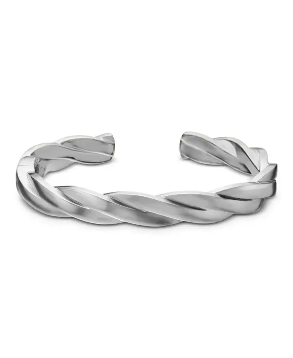 David Yurman Dy Helios Cuff Bangle Bracelet - Silver
